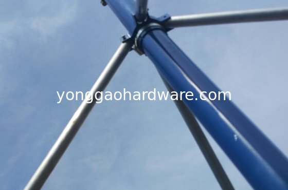 two axial movement pan-head with wireless control endzone camera 6m high ground based telescopic mast photography mast