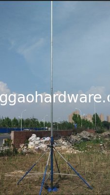 LCD screen display 3--15m telescopic mast aerial photography equipment hard 6063 2mm thickness tube with self battery