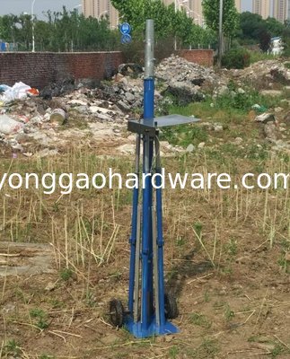 endzone camera system with self power supply battery  LCD screen display 9m high  hard 6063 2mm thickness tube
