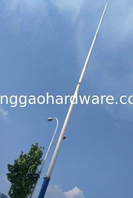 2mm wall 6063 aluminum tube 6-18m telescopic antenna towers and lightweight antenna mast with tripod stand