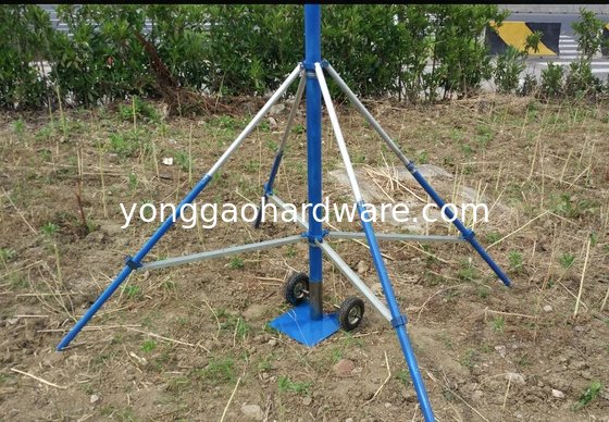 1.2--2m adjustable legs 6063 alu alloy tube aluminium tripod 3 and 4 legs