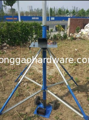 mobile 40ft  20ft  Aerial photography Mast Telescopic Camera Stand Ground-based Telescoping Elevated Mast aluminum mast