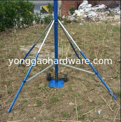 9m aerial photography mast telescopic mast 30ft for elevated camera hand push Telescoping mast for aerial photography