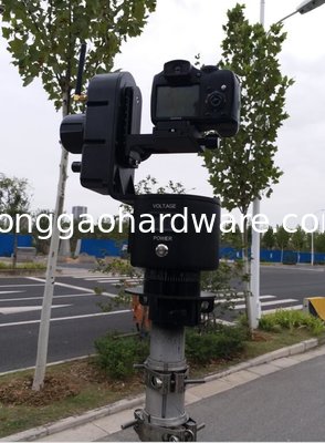 telescoping video mast system endzone camera  aerial photography mast ground based aerial videoing 9 meter 6 meter