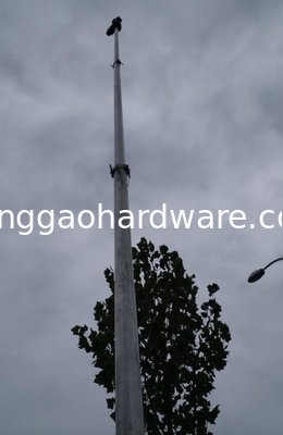 30foot high sport video tower  wireless control pan-head endzone camera 30ft easy to operate china manufacturer