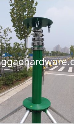 30ft  transportable easy operation telescopic mast light weight telescoping pole aluminum