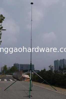 10m 30ft outdoor guyed tower telescoping mast hand operate pole antenna mast