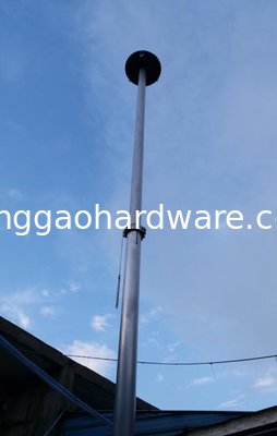 10m 30ft outdoor guyed tower telescoping mast hand operate pole antenna mast
