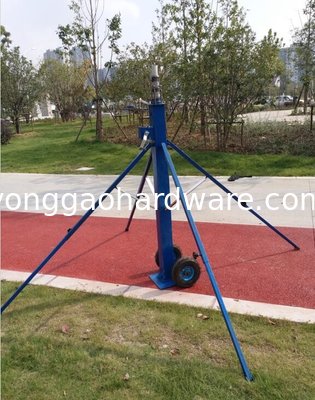 crank up mast telescopic antenna tower light pole 6 meters aluminum pole