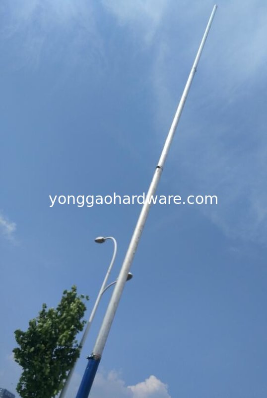 with wireless control pan-head hard aluminum alloy tube mast 5 m ground based telescopic mast photography