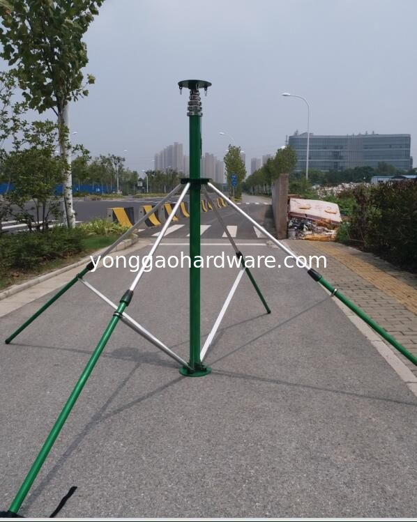 9m aerial photography mast telescopic mast 30ft for elevated camera hand push Telescoping mast for aerial photography