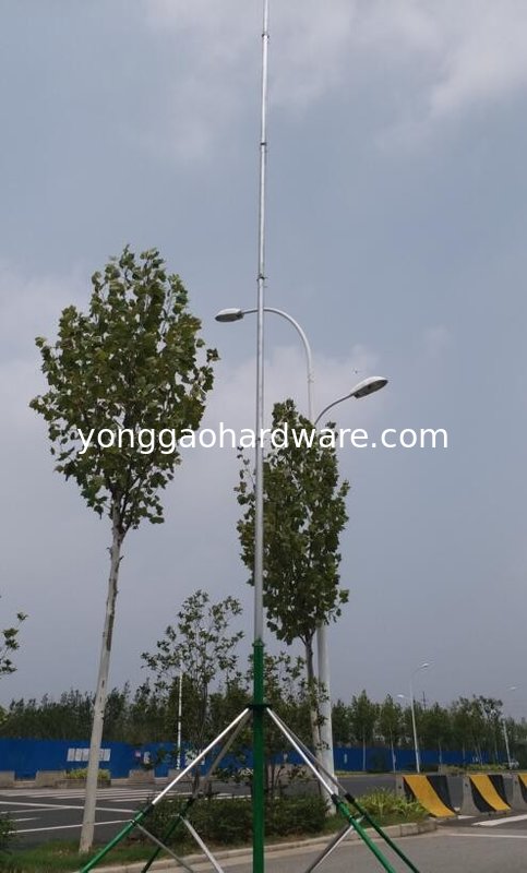 35 feet Light weight Push Up telescoping antenna  telescopic pole antenna tower 30 ft telescopic aluminum mast
