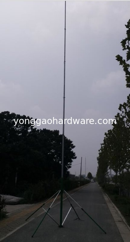 35 feet Light weight custom made telescoping Mast aluminum telescopic pole antenna tower 35 ft telescopic aluminum mast