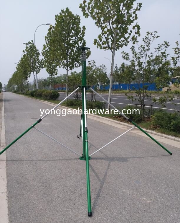hand Push-up Telescopic Mast 3--18m telescopic antenna towers and light weight antenna mast  mobile antenna