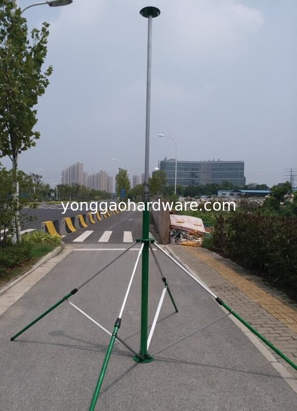 mobile light weight Ground-based Telescoping Elevated Mast 15ft 30 ft Aerial Photography pole aerial telescoping mast