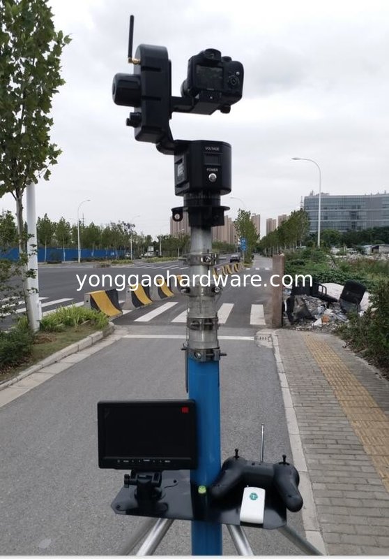 30foot high sport video tower  wireless control pan-head endzone camera 30ft easy to operate china manufacturer