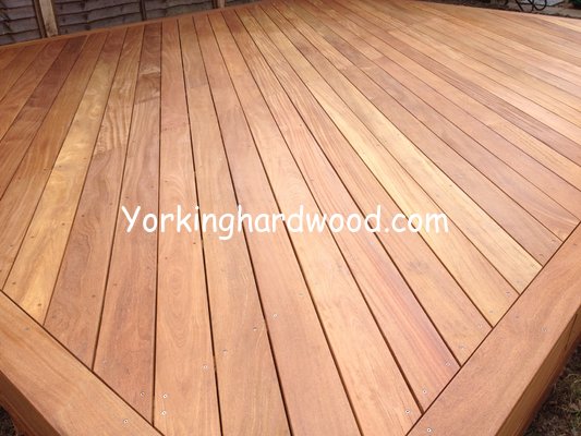 smooth natural exotic teak terrace wood decking