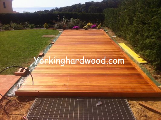 extremly strong wood decking floor boards for outdoor use - cumaru