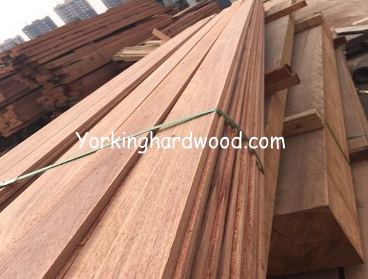 20x90mm light yellow merbau real wood deck flooring