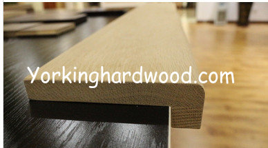 Prefinished Oak wood stair tread