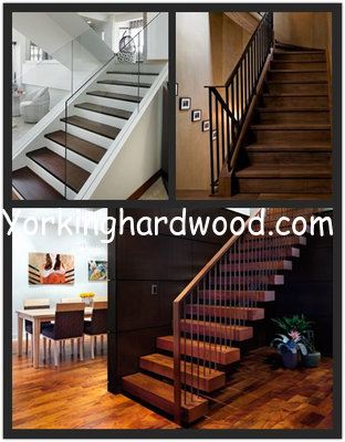 prefinished walnut solid wood stair tread