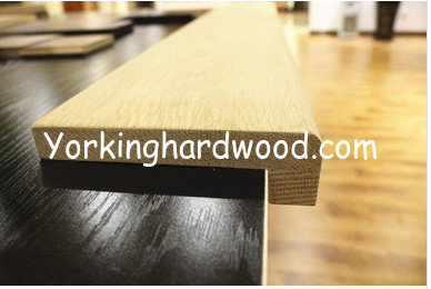 cheap smooth prefinished walnut stair treads
