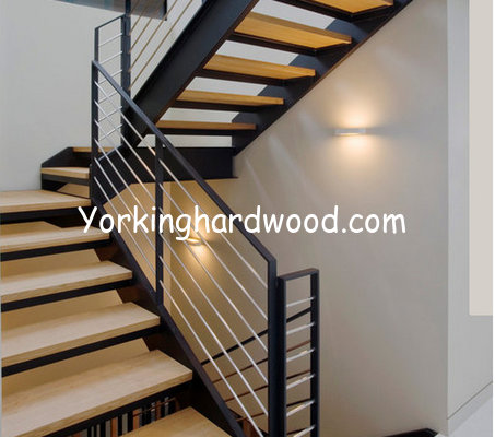 natural oiled prefinished white oak stair tread