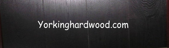 Light brushed carbonized oak engineered hardwood flooring