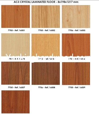 foshan laminate wood flooring 8mm thickness