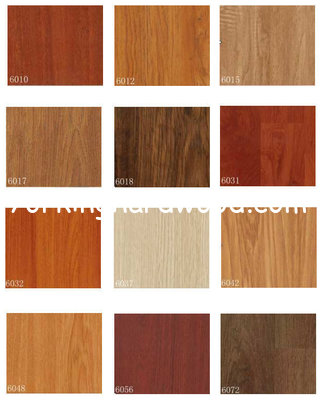 8mm cheap MDF laminate wood flooring in stock