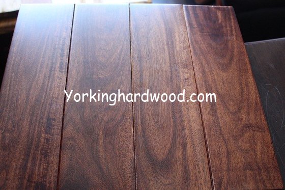 Solid prefinished asian walnut flooring