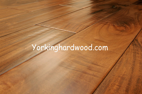 Hand scraped wood flooring acacia