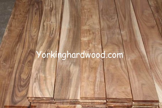 unfinished Acacia hardwood flooring