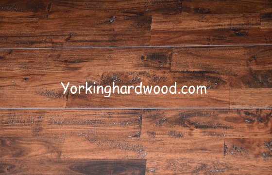 rustic hand scraped acacia wood flooring