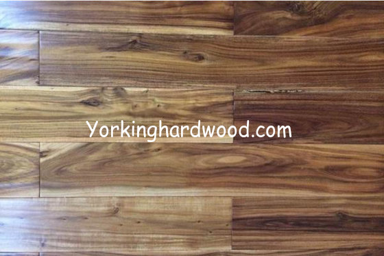 3/4" thick rustic acacia hardwood flooring