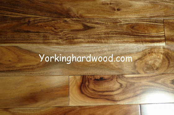 T&G smooth natural acacia hardwood floor