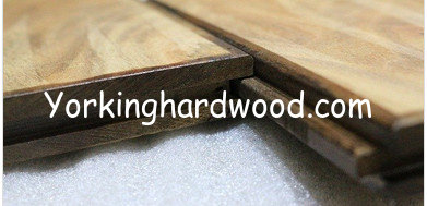 big beveled unfinished small leaf acacia flooring