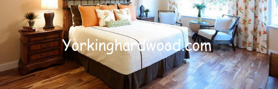 Durable solid T& G hand scraped acacia hardwood flooring