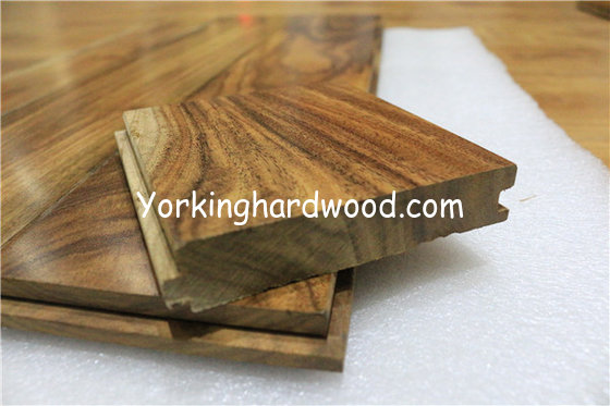 5" width natural acacia hardwood flooring to US market