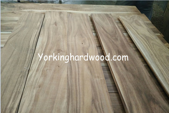 solid T& G unfinished acacia wood flooring