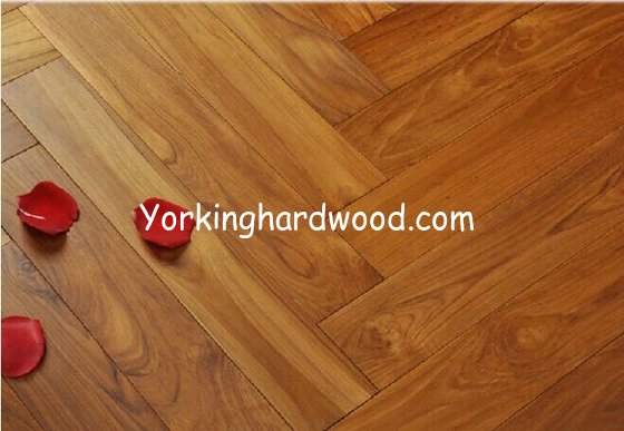 solid parket teak wood flooring