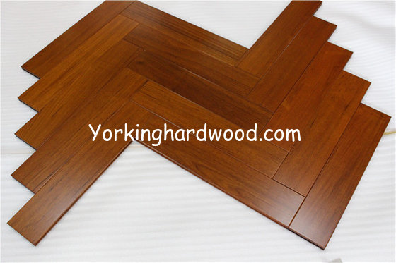 fishbone/herringbone teak parquet flooring