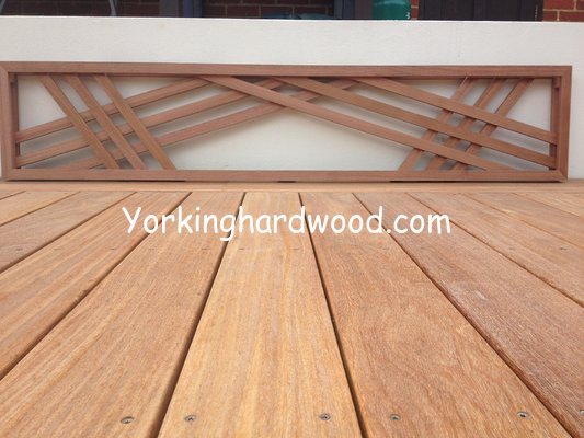 outdoor balcony wood flooring - teak