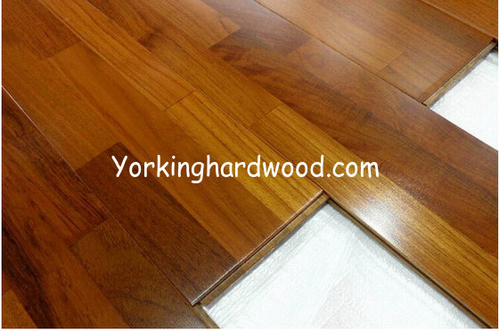 15mm thick burmese teak fineline solid wood flooring