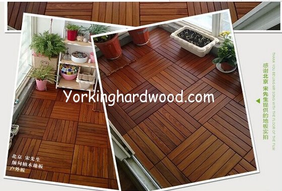 teak outdoor parquet floor
