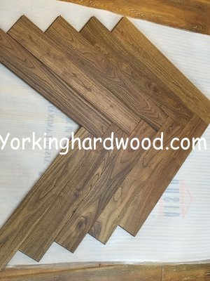3/4" antique solid wood herringbone flooring - asian teak