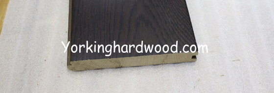 Prefinished dark oak solid wood flooring