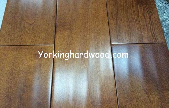 hand scraped maple solid wood flooring