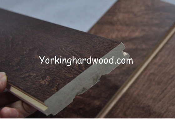 dark stained chinese maple hardwood flooring