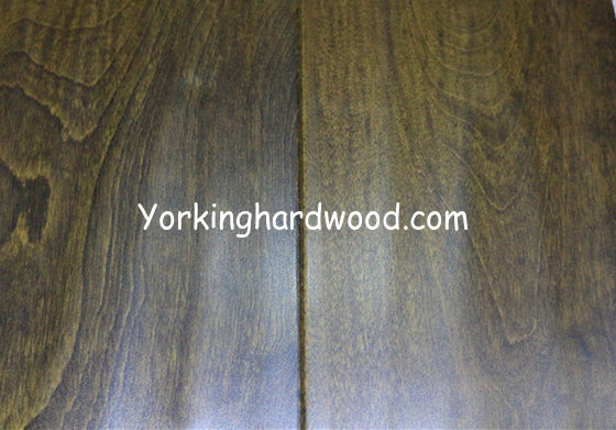dark stained hardwood flooring - asian maple